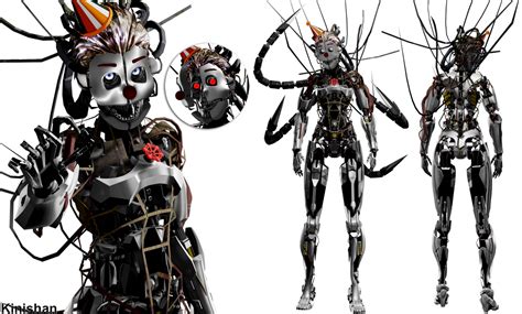 Mmd Fnaf No Dl Human Ennard By Kinishan On Deviantart