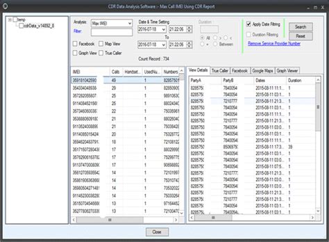 cdr data analysis software to collect cdr info and track mobile