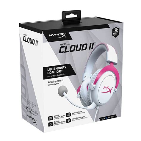 Hyperx Cloud Ii Gaming Headset 7 1 Virtual Surround Sound Memory Foam Ear Pads Durable