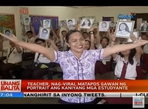 Guro, nag-viral matapos gawan ng portrait ang kanyang mga estudyante sa Laguna | Balitambayan