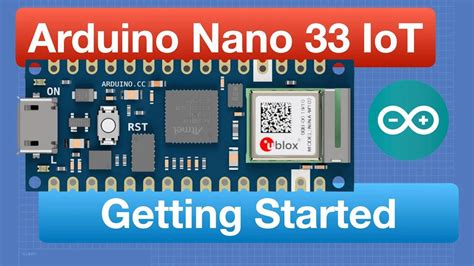 arduino nano 33 iot getting started