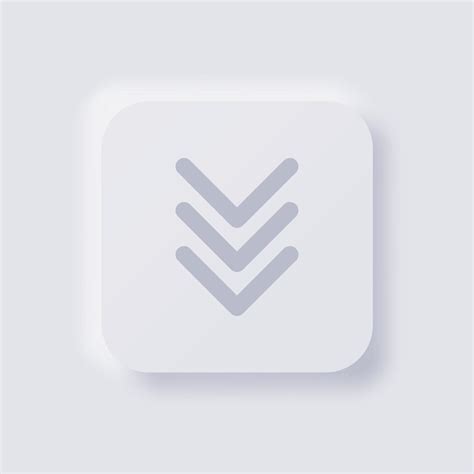 Arrow Icon White Neumorphism Soft Ui Design For Web Design Application Ui And More Button