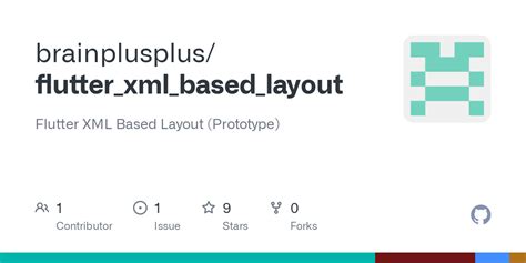 Github Brainplusplusflutterxmlbasedlayout Flutter Xml Based