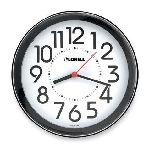 Lorell Radio Control Wall Clock 60986 LLR60986