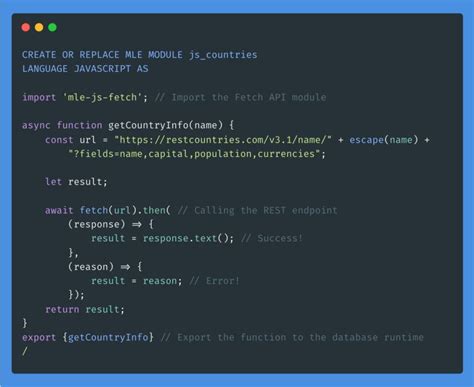 how to create javascript modules with oracle database denis magda