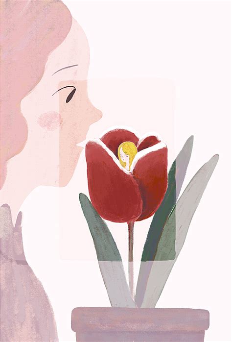 《拇指姑娘》桥梁书绘本插画绘本chessyl原创作品 站酷zcool