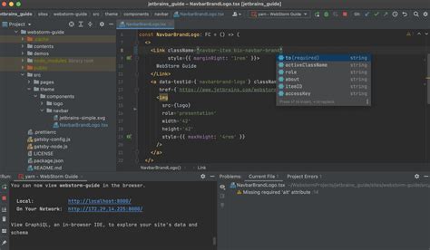 JetBrains Webstorm DevTools