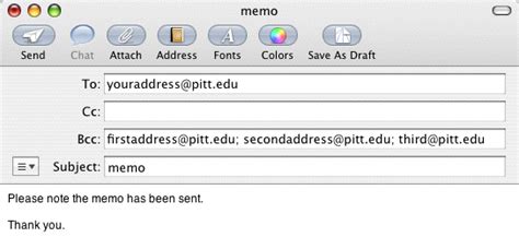 using the blind carbon copy bcc feature in email information