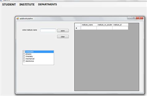 how to save selected items of checked list box to tables including