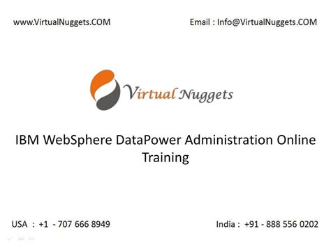 Ppt Ibm Websphere Datapower Online Training Services At