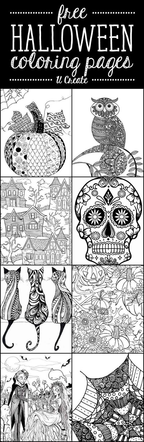 Free Printable Coloring Pages For Adults Halloween