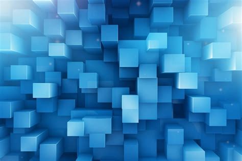 Premium Photo Gradient Blue Background Modern Geometric