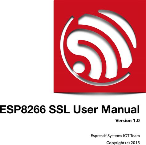 esp8266 sdk ssl user manual en v1 0