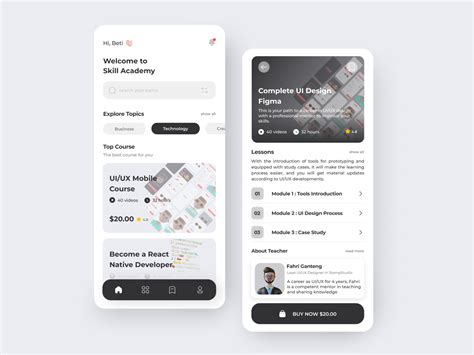 Online Course Mobile App By Syarifah Nurbaiti For Visoeal Studio On Dribbble