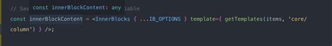 Innerblock Doesnt Render The Template On The Intial Insert · Issue