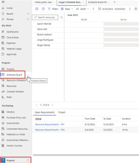 Microsoft Dynamics Screenshots