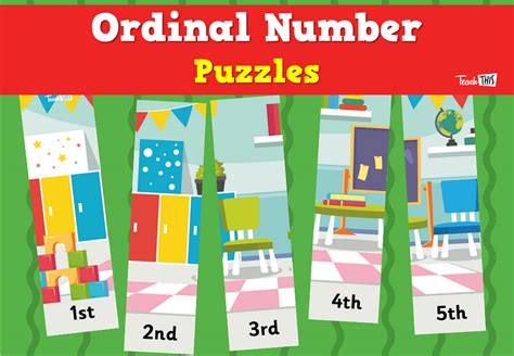 Ordinal Number Puzzles Teacher Resources And Classroom Games