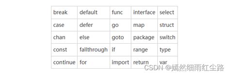 Go语言基本语法五标识符关键字操作符分隔符和字面量