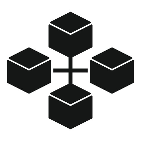 Cube Matrix Icon Simple Vector Finance Data 21503079 Vector Art At