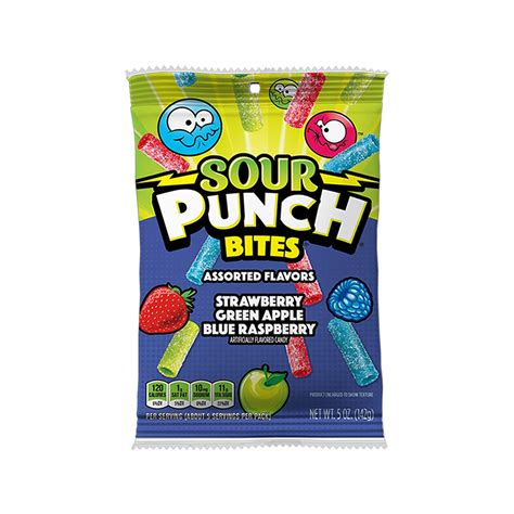 Sour Punch Bites Assorted 142g Wise Trading Group