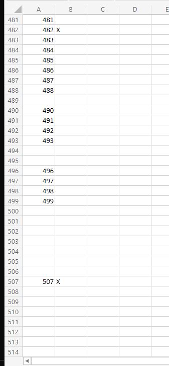 How Can I See How Many Cells Of A Column Have Something In It Rexcel