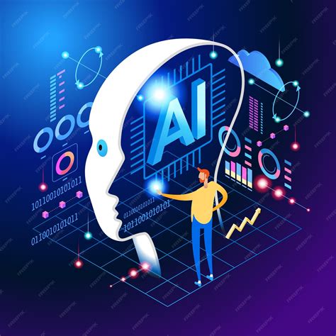 Premium Vector Training For Ai Engineers Using Ai Security And Innovative Ai Isometric Design