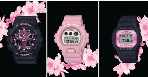 Limited Edition Sakura Themed G Shock Watches Available At Vivocity