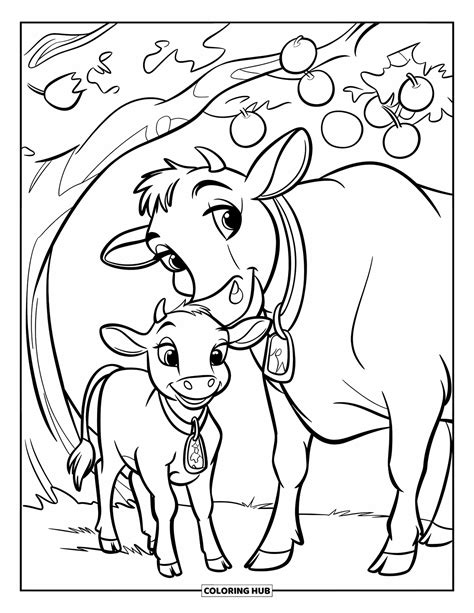 170 Dibujos De Vaca Para Colorear Para Niños Y Adultos Pdfs Gratis