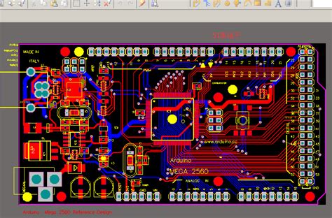Arduino 2560板子的ad格式pcb工程文件 Arduino