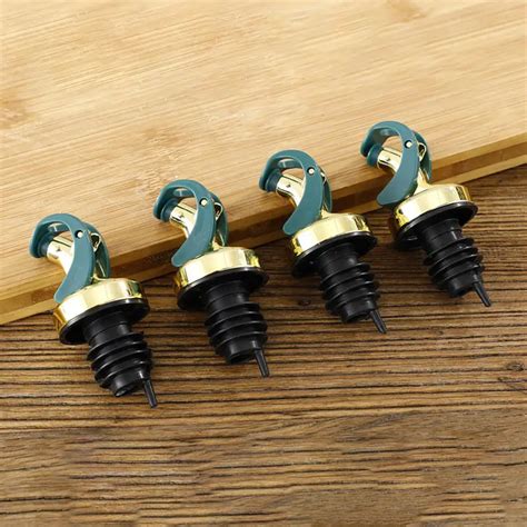 3pcs 자동 스위치 오일 노즐 금도금 오일 병 마개 자동 뒤집기 오일 노즐 중력 오일 탱크 자동 스위치 간 Temu Korea