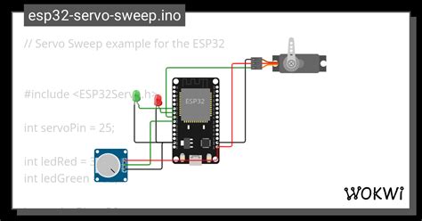 Esp32 Servoled Wokwi Esp32 Stm32 Arduino Simulator