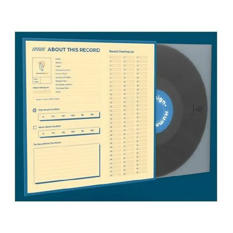 Humminguru 12 Vinyl Record Card Album Jackets 400gsm Pack Of 25 At
