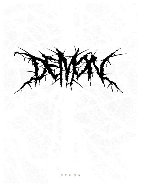 The Essence Of The Underground Blackmetal Logos On Behance Metal