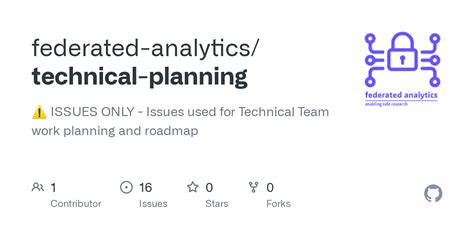 Github Federated Analyticstechnical Roadmap Managing High Level
