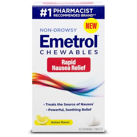Emetrol Non Drowsy Chewables For Rapid Nausea Relief Walgreens