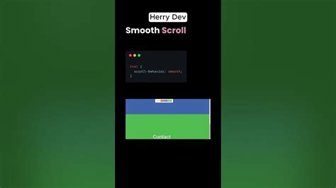 📜 Smooth Scroll Using Html And Css3 Elevate Your Web Design 🚀💻