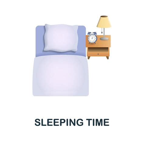 Sleeping Time Icon 3d Illustration From Human Productivity Collection Creative Sleeping Time