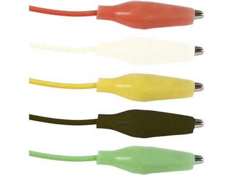 Joy It Com Kroko 50 Krokodilklämmor För Lightning Kontakt Passar Single Board Computer Arduino