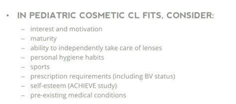 Cl For Pediatric And Aphakic Cut Off For E1 Flashcards Quizlet