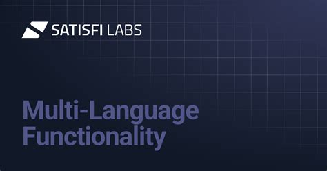 Multi Language Functionality Resource Center