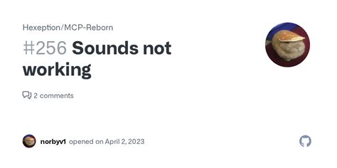 Sounds Not Working · Issue 256 · Hexeptionmcp Reborn · Github