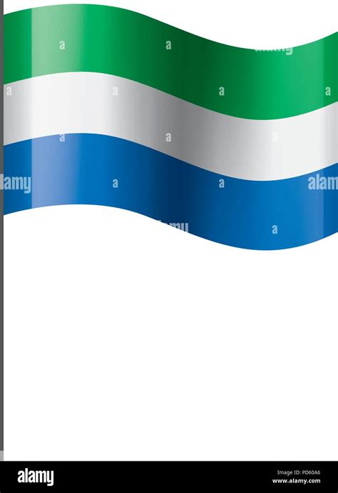 Sierra Leone Flag Vector Illustration Stock Vector Image And Art Alamy