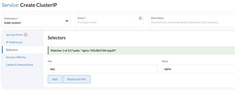 Selector Preview In Service Edit Form Does Not Consider Namespaces · Issue 6984 · Rancher