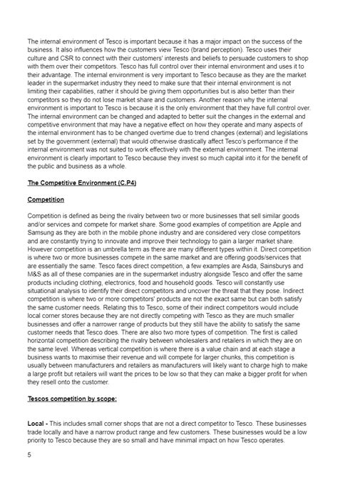 Exploring Business Assignment 2 Btec Business Level 3 Notes
