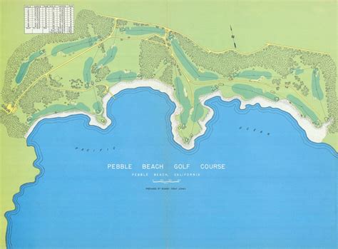 Pebble Beach Map California Route Details