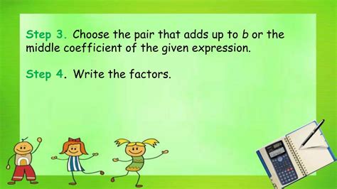 Quadratic Trinomial Where A Is Not Equal 1 PPTX Physics Science