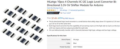 Noob Question Do Logic Level Shifters Like These Work With Pwm Such As A 33v Arduino