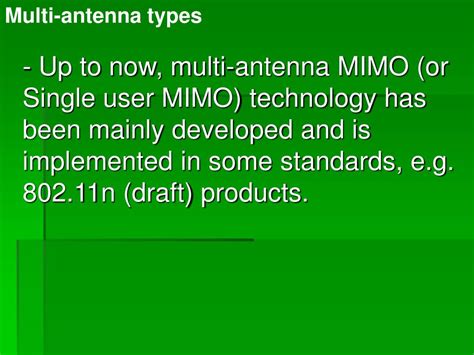 ppt multiple input and multiple output mimo mee moh or my moh
