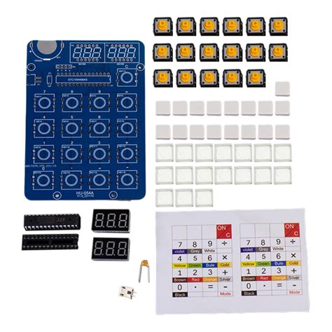 Amleso 6 Digits Diy Calculator Kit Desk Calculator Solder Practice Soldering Practice Kit Daily