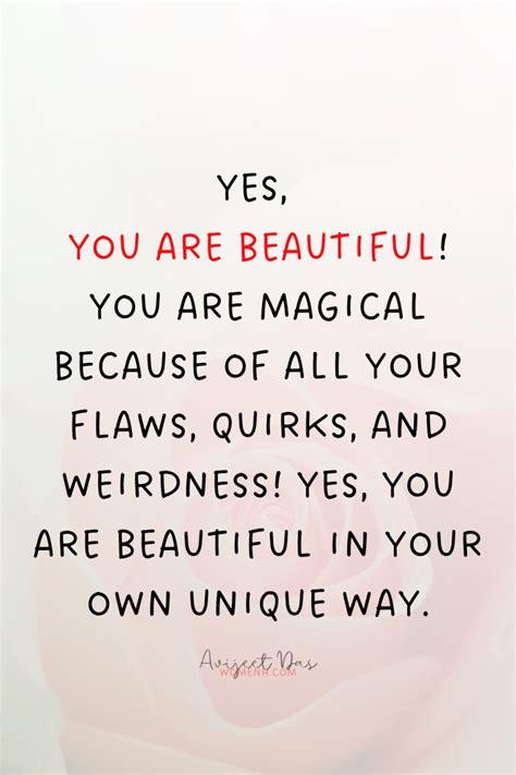 75 Inspiring ‘youre Beautiful Quotes To Boost Confidence And Self